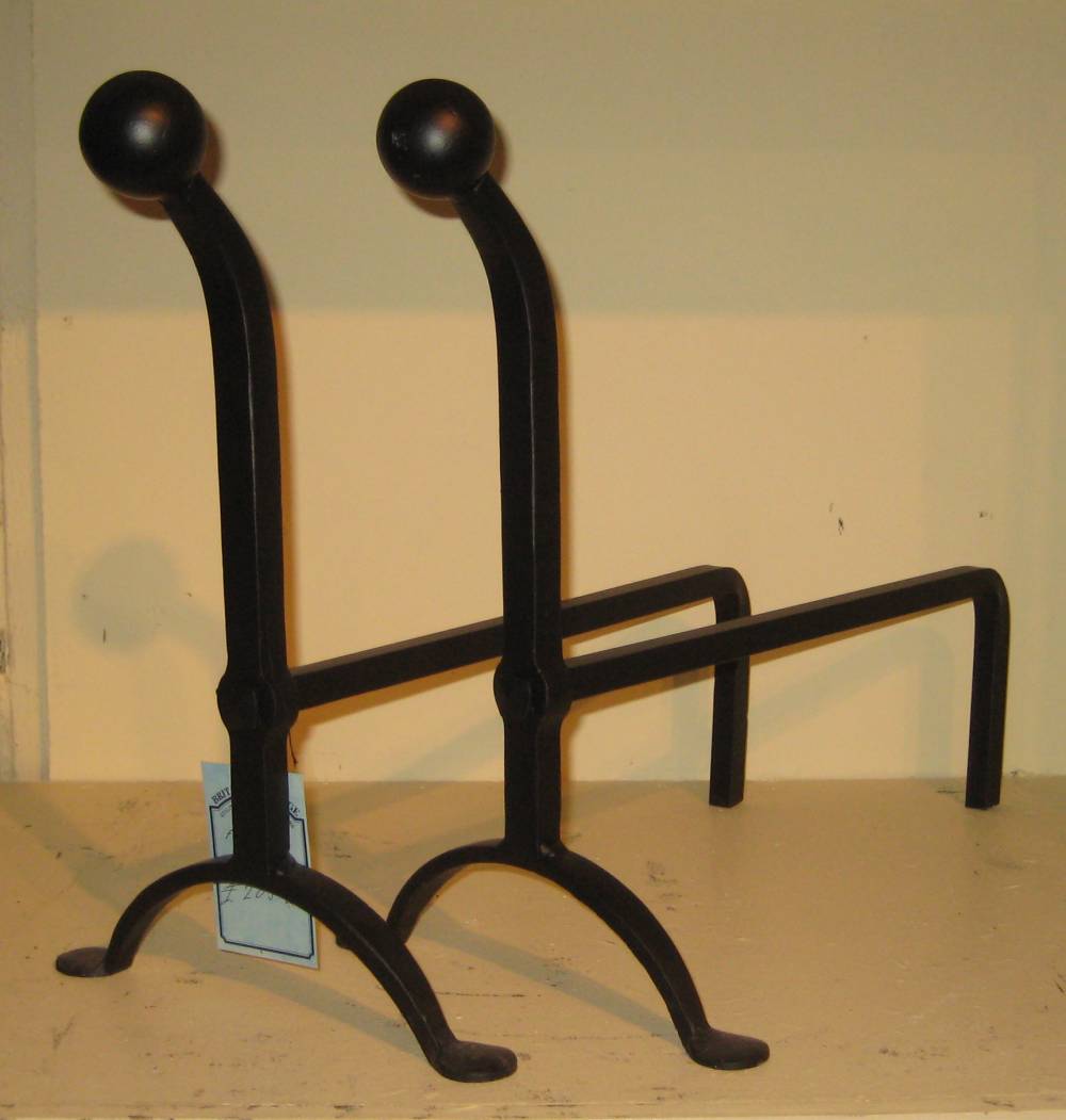 Buy Online: Reproduction Large Ball Fire Dogs