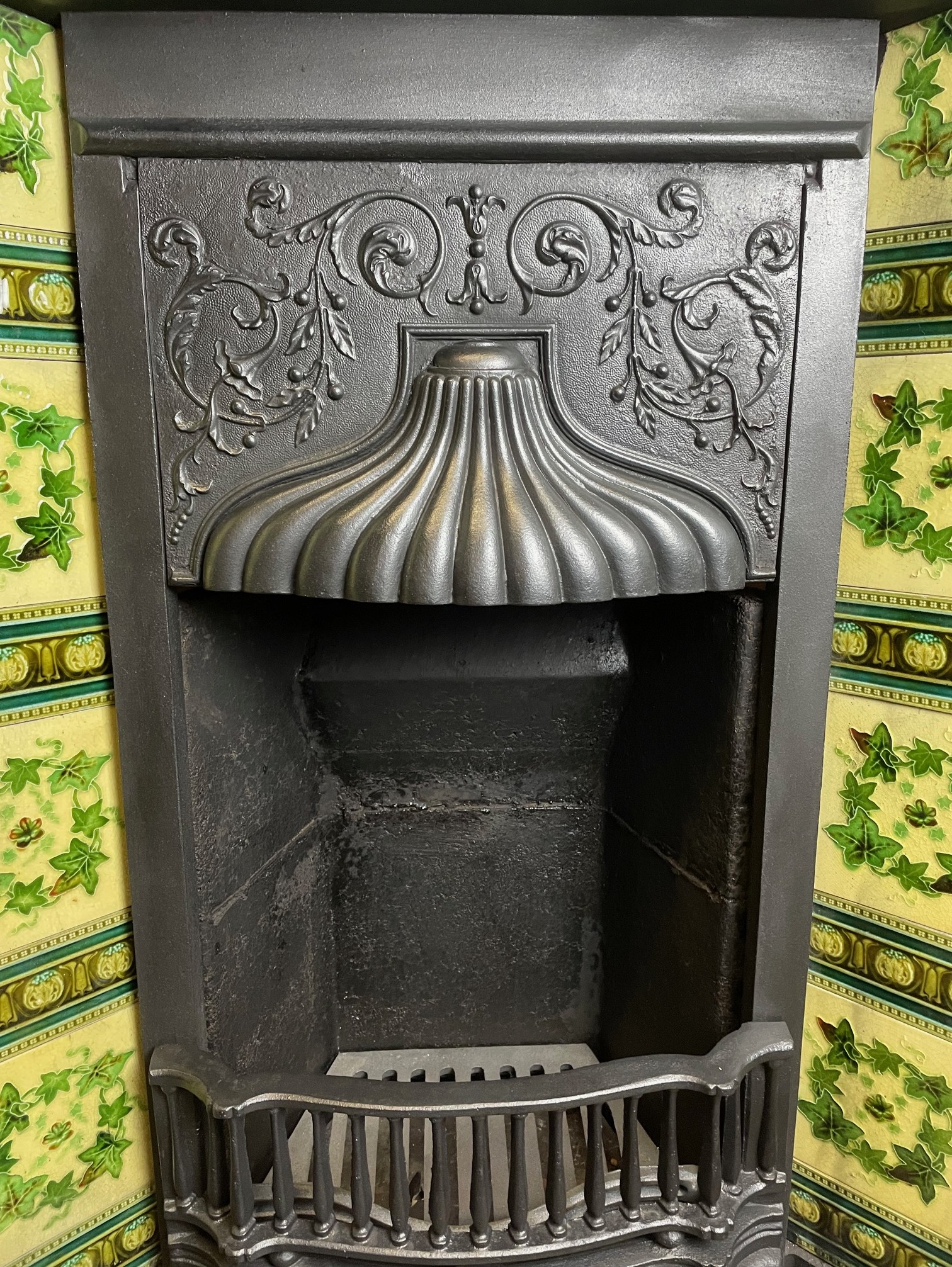Buy Online: Antique Edwardian cast iron fireplace